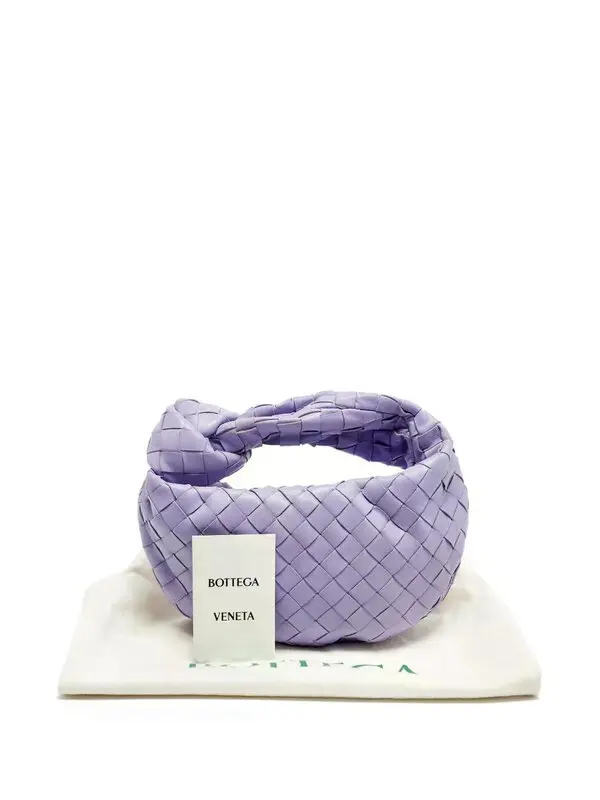 Bottega Veneta Mini Jodie Intrecciato Tote Bag - Purple