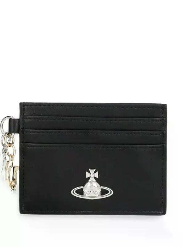 VIVIENNE WESTWOOD Orb-plaque Charm Card Holder - Black