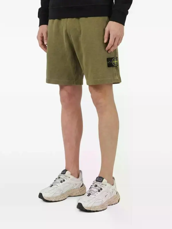 Stone Island Logo-patch Drawstring Shorts