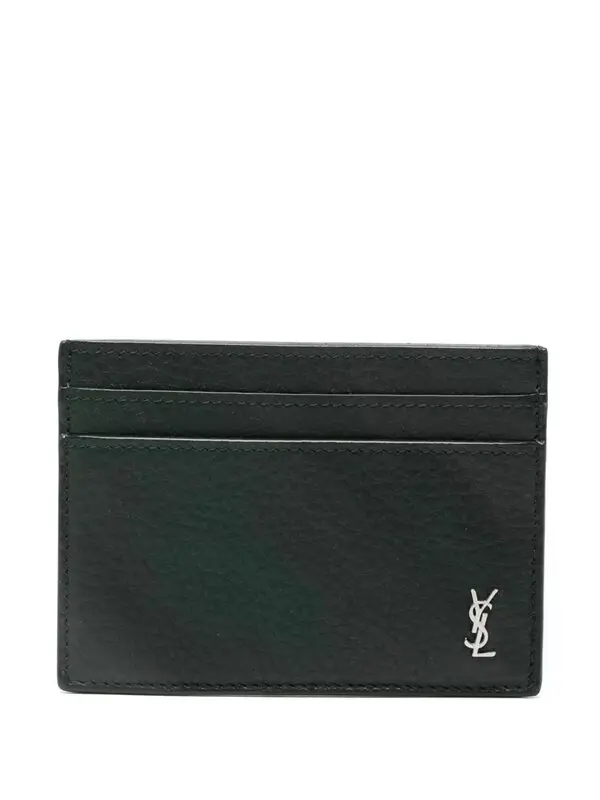Saint Laurent Cassandre-detail Wallet - Green