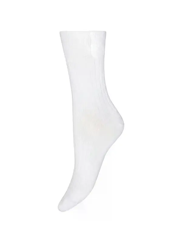 Wolford Ribbed Knit Socks - White