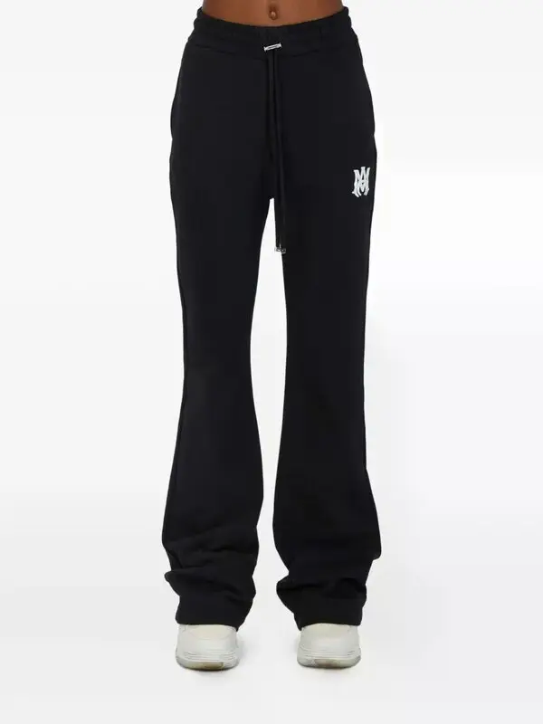 Amiri Ma Quad Logo Embroidered Flared Trousers