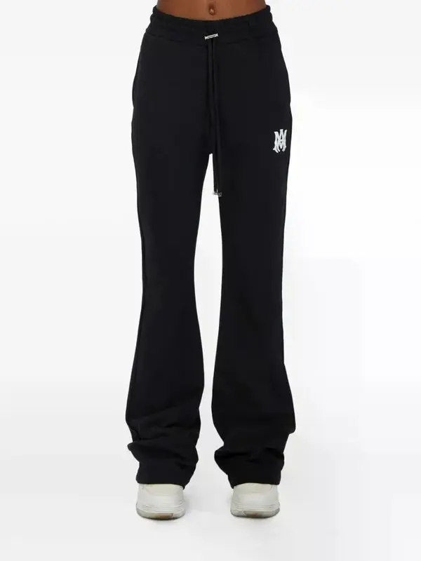 Amiri Ma Quad Logo Embroidered Flared Trousers