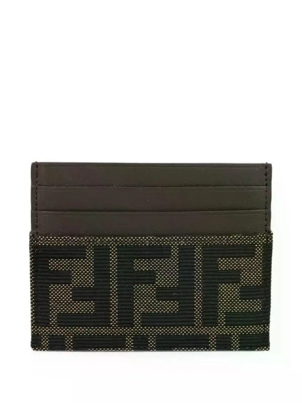 Fendi Ff Jacquard Card Holder
