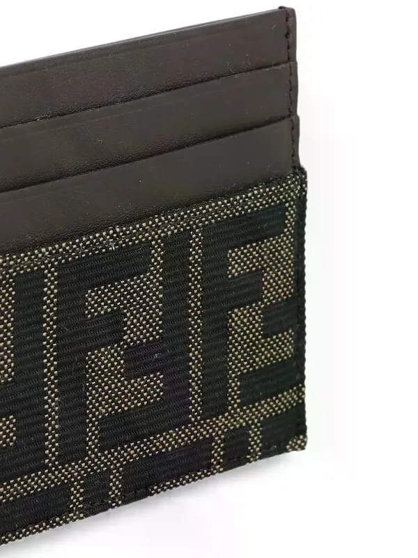 Fendi Ff Jacquard Card Holder