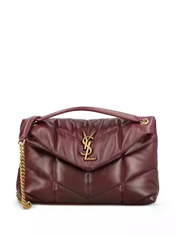 Saint Laurent Puffer Small In Lambskin Bag