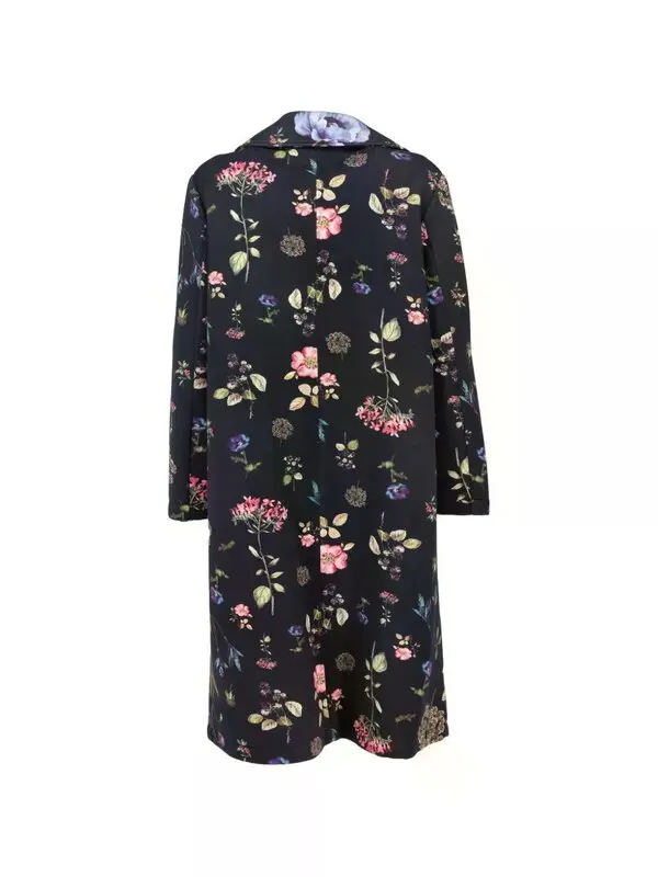 MAX&CO. Floral Print Patch Pocket Coat
