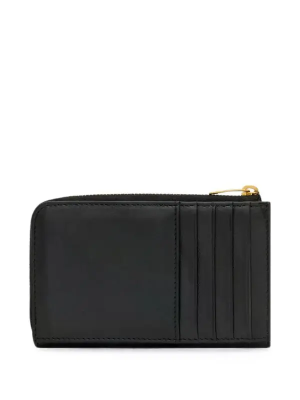 Saint Laurent Jamie Zip Card Case In Lambskin