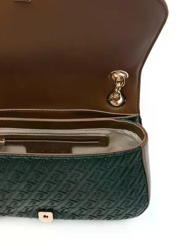 Liu Jo Monogram-embossed Panelled Shoulder Bag
