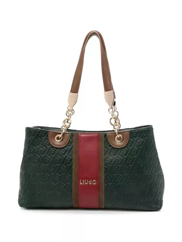 Liu Jo Monogram-embossed Panelled Tote Bag