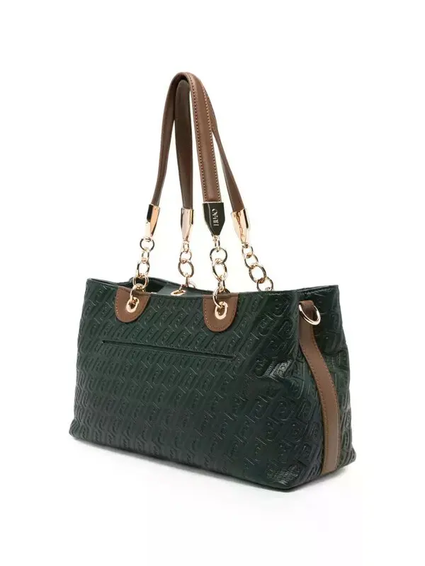 Liu Jo Monogram-embossed Panelled Tote Bag