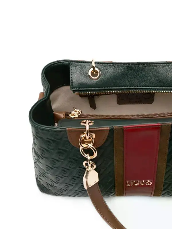 Liu Jo Monogram-embossed Panelled Tote Bag