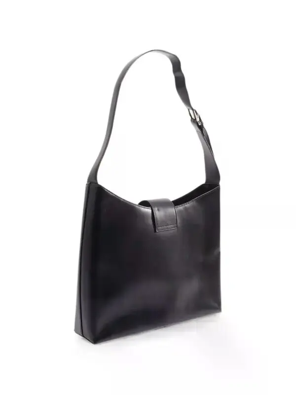 FERRAGAMO 2010s Gancini-buckle Leather Shoulder Bag