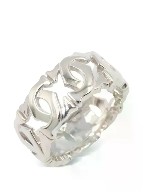 Cartier Entrelacés Ring In White Gold - Silver