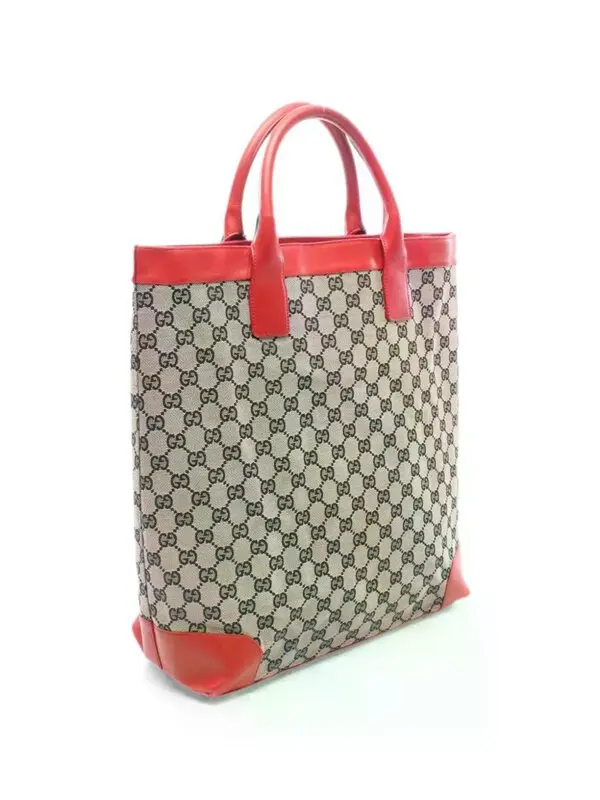 Gucci 2000s Gg Canvas Tote Bag