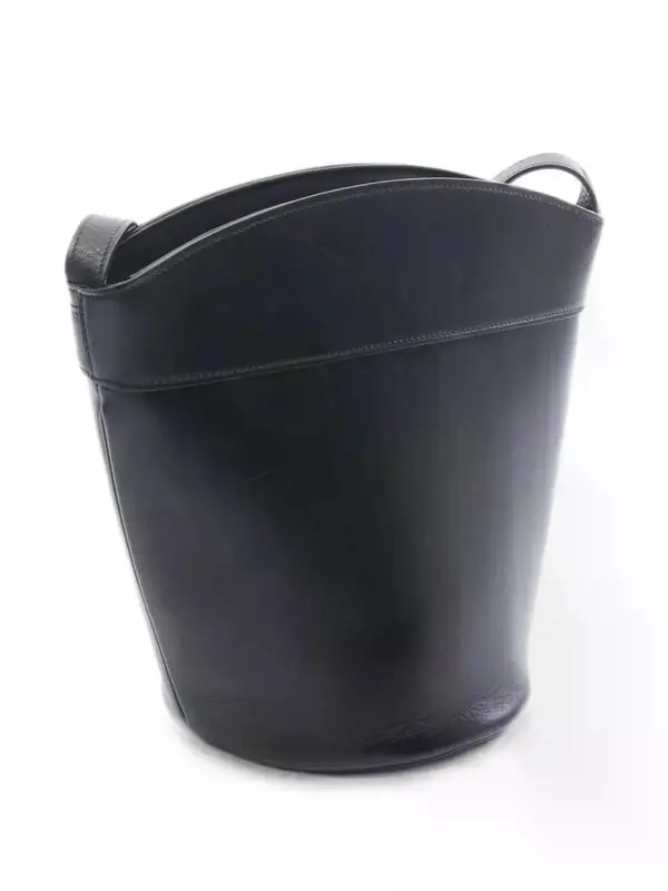 Celine Leather Horsebit Bucket Bag