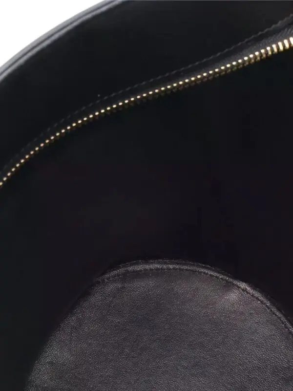 Celine Leather Horsebit Bucket Bag