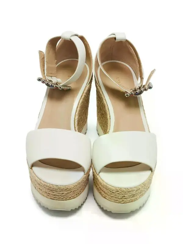 LE SILLA Crystal-embellished Espadrilles