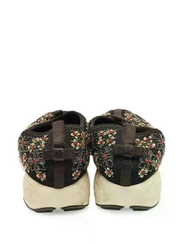 Dior Fusion Crystal Embellished Floral Sneakers