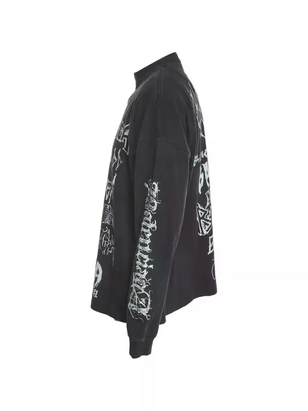 Balenciaga Printed Crew-neck Sweatshirt