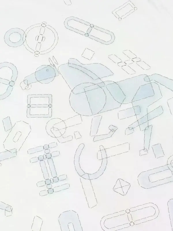 Hermès 2010s Fragments Equestres T-shirt