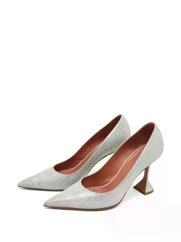 Amina Muaddi Ami Flared Stiletto Pumps