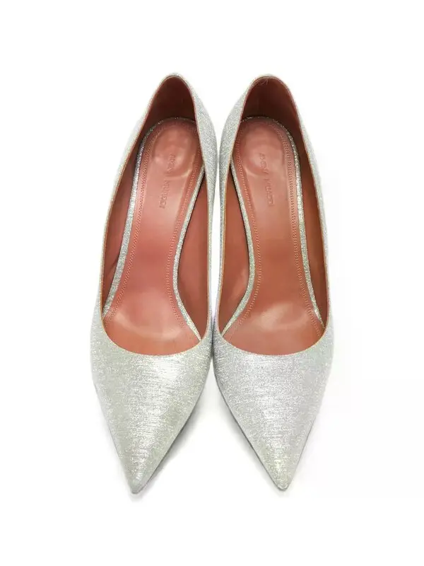 Amina Muaddi Ami Flared Stiletto Pumps