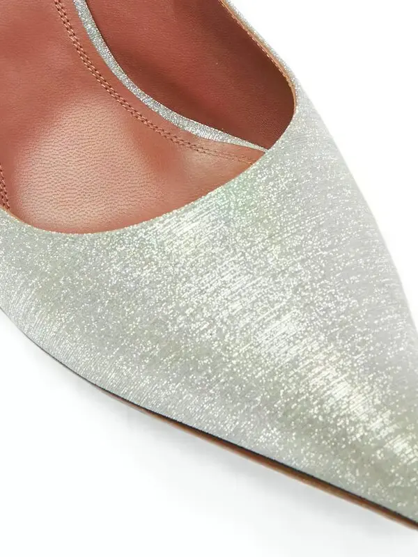 Amina Muaddi Ami Flared Stiletto Pumps