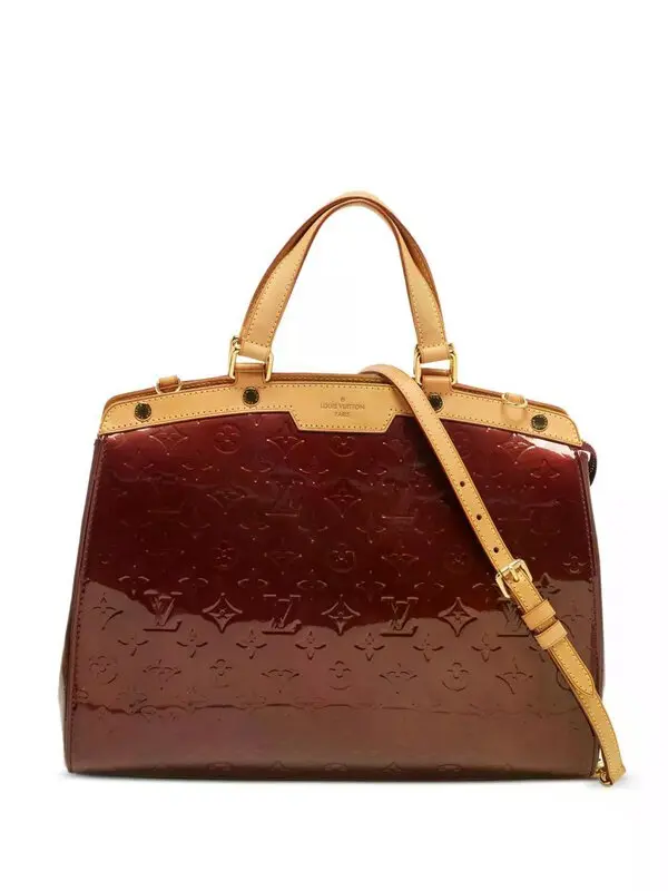 LOUIS VUITTON 2010 Gm Brea Monogram Vernis Tote Bag