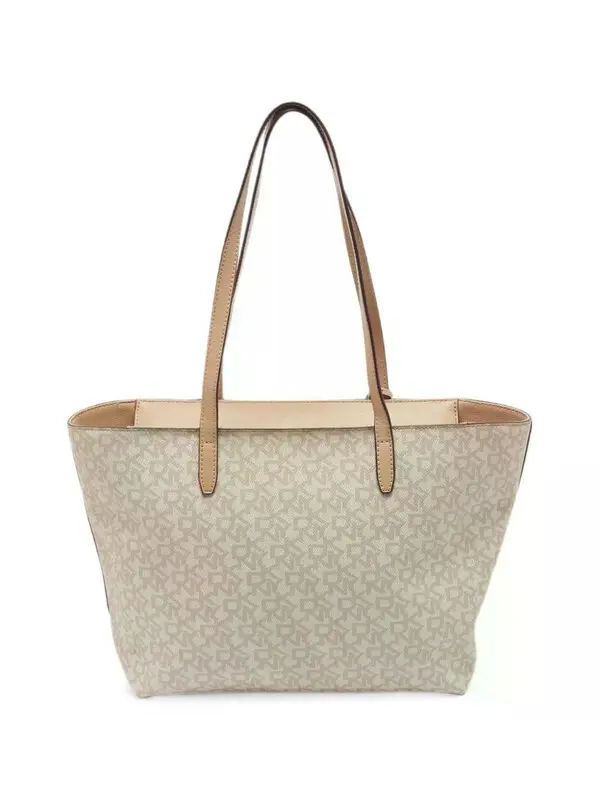 Dkny Monogram-pattern Tote Bag - Neutrals