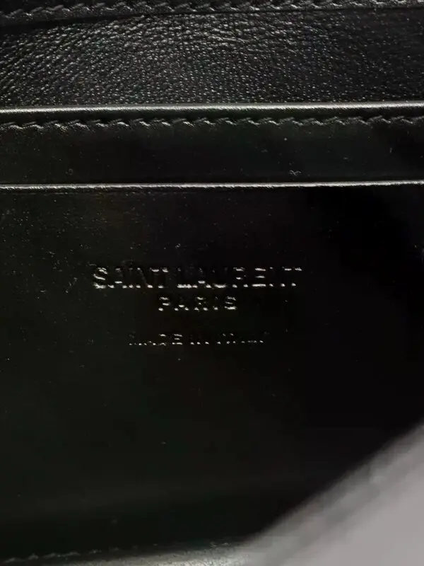 Saint Laurent 2010s Logo-detail Leather Shoulder Bag