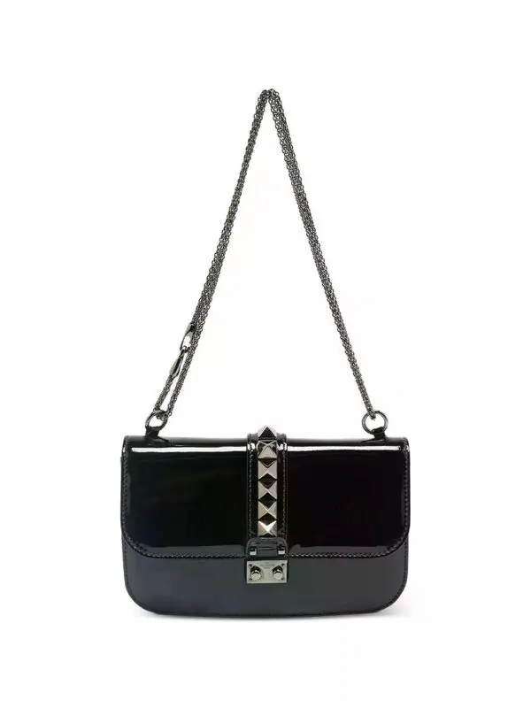 Valentino Garavani Medium Rockstud Glam Lock Shoulder Bag