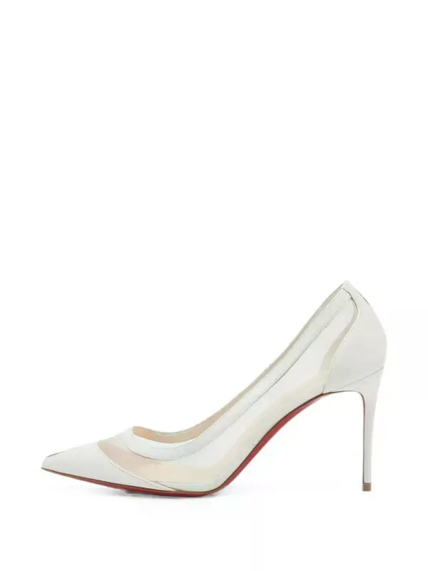 CHRISTIAN LOUBOUTIN Galativi Mesh-panelled Heeled Pumps