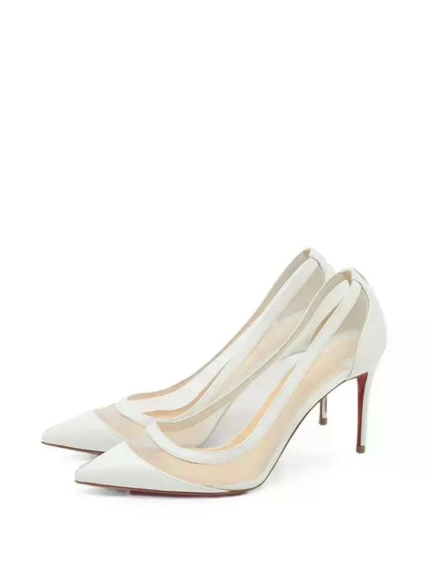 CHRISTIAN LOUBOUTIN Galativi Mesh-panelled Heeled Pumps