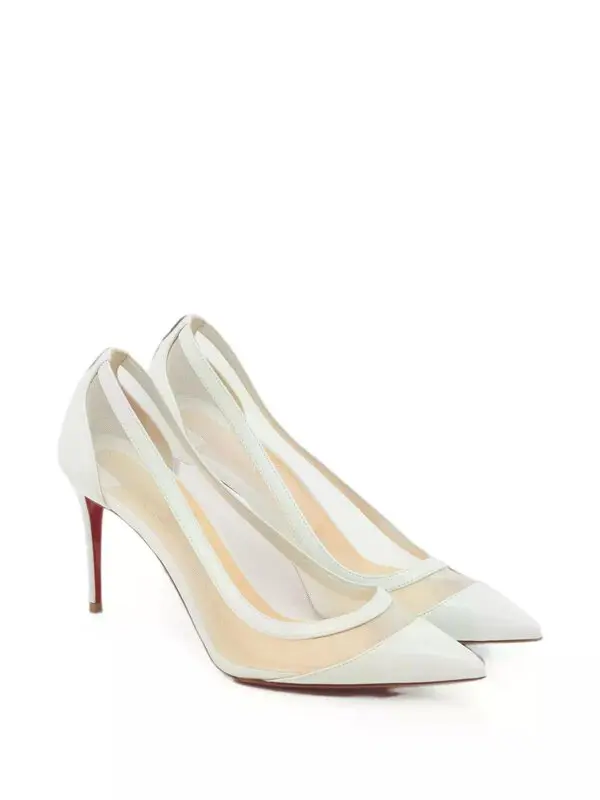 CHRISTIAN LOUBOUTIN Galativi Mesh-panelled Heeled Pumps