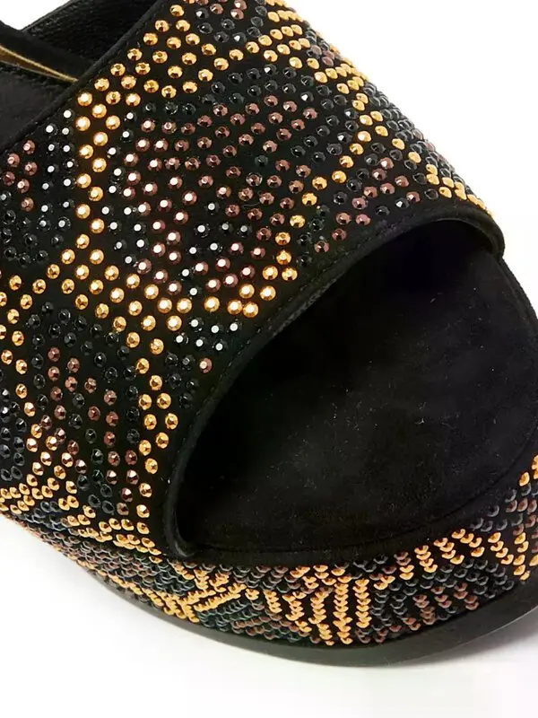 Roberto Cavalli Studded Platform Sandals