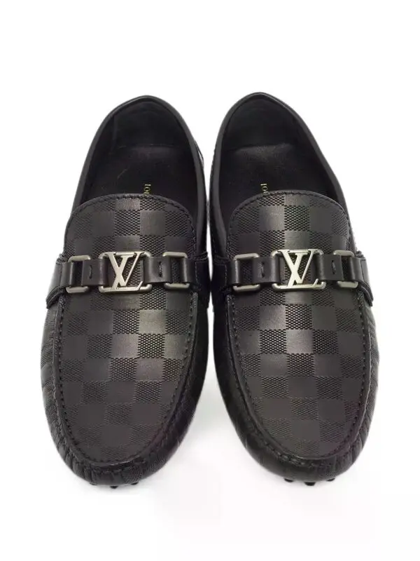 LOUIS VUITTON Hockenheim Leather Loafers