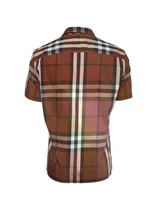 Burberry Check-print Short-sleeve Shirt