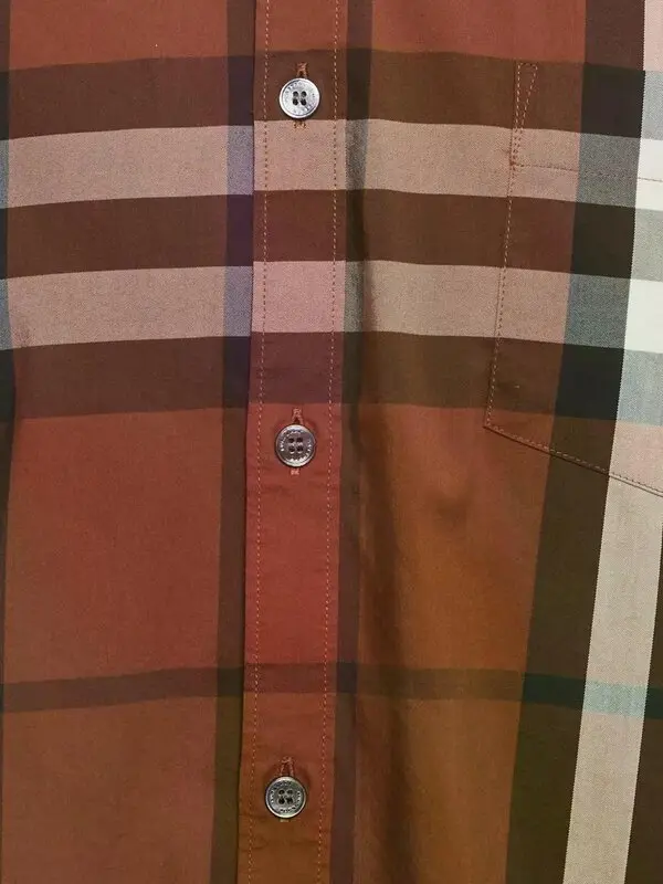 Burberry Check-print Short-sleeve Shirt