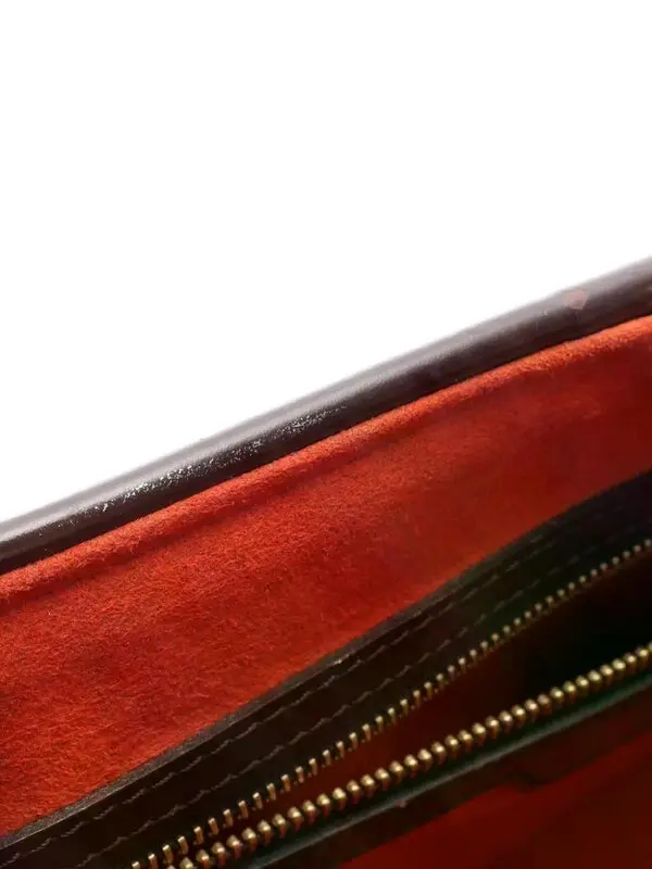 LOUIS VUITTON 2009 Damier Ebène Manosque Pm Tote Bag