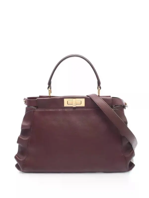 Fendi 2010s Peekaboo Wave Tote Bag