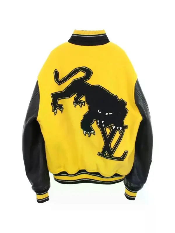 LOUIS VUITTON 2010s Amen Break Varsity Bomber Jacket