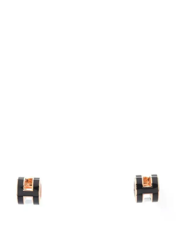 Hermès 2010s Mini Pop H Earrings