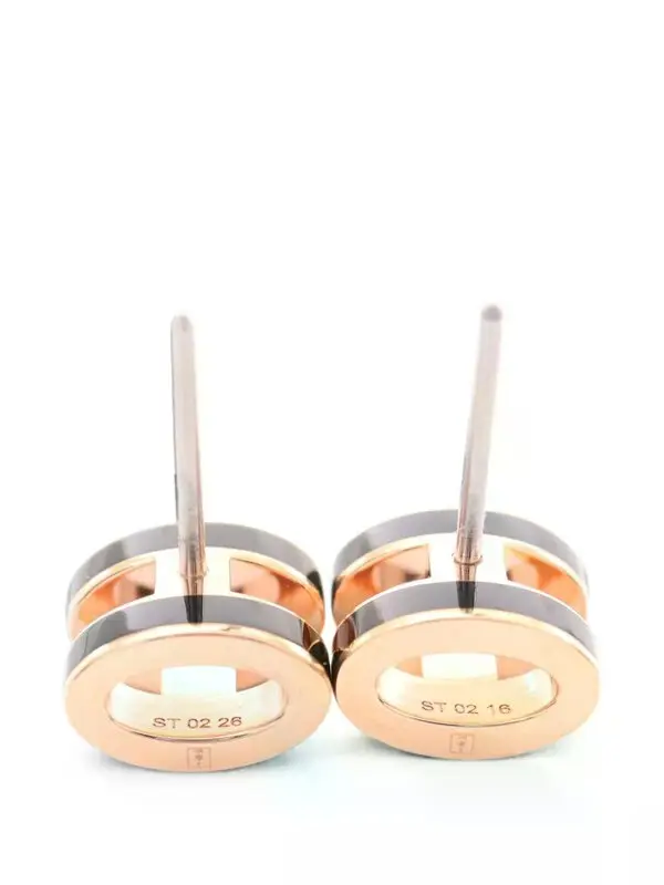 Hermès 2010s Mini Pop H Earrings