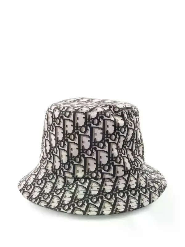Dior 2010s Teddy-d Oblique Bucket Hat