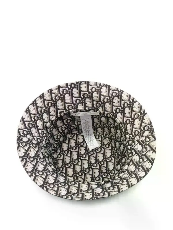 Dior 2010s Teddy-d Oblique Bucket Hat
