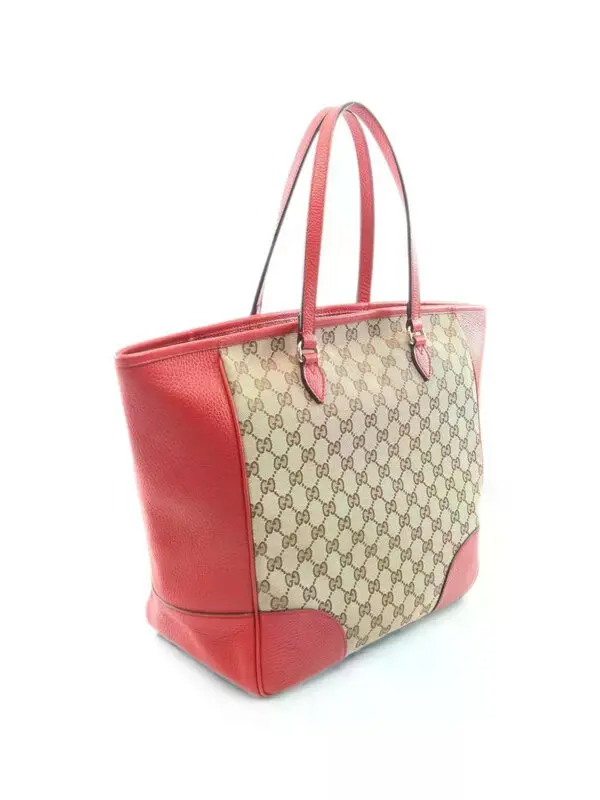 Gucci 2000s Bree Gg Canvas Tote Bag