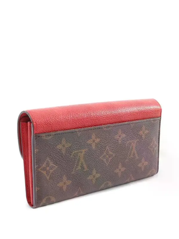 LOUIS VUITTON 2016 Venus Monogram Wallet - Red