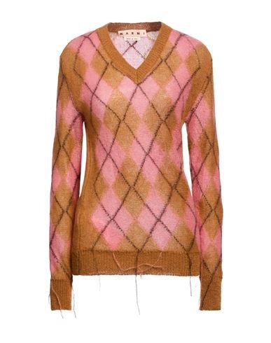 Marni Mohair Wool Blend Sweater - Camel