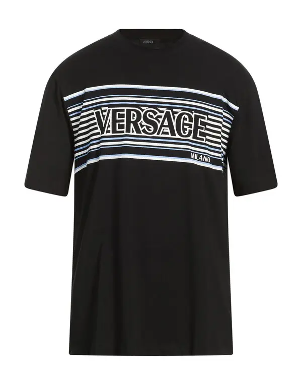 Versace T-shirt Size Cotton - Black